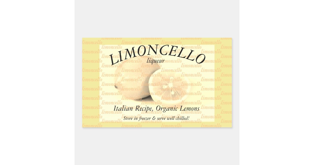 Label for Limoncello | Zazzle