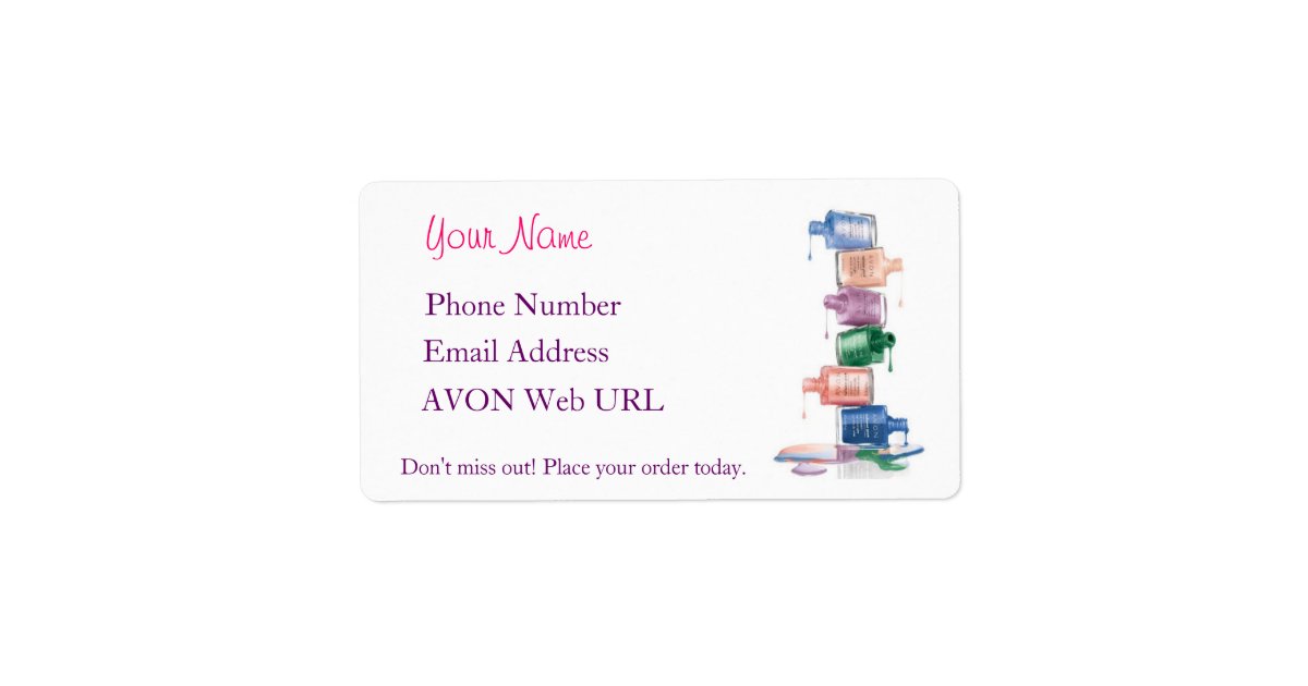 Label My AVON Pretty! | Zazzle