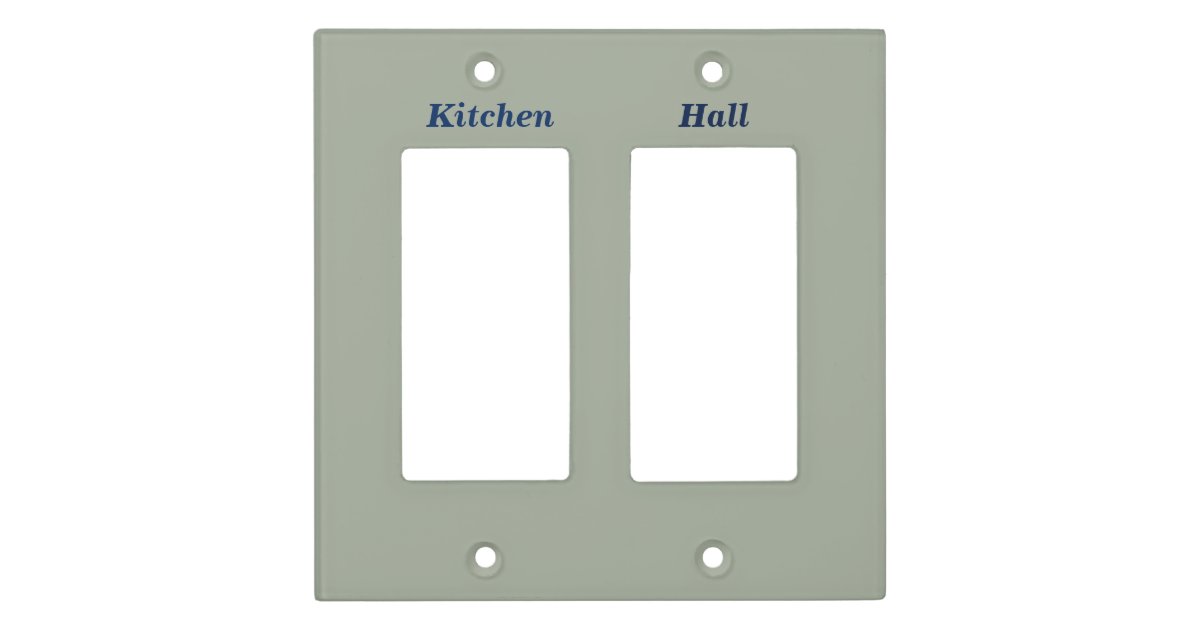 Labeled Light Switch Cover - Rectangle | Zazzle