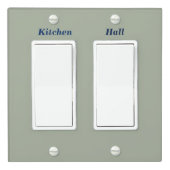 Labeled Light Switch Cover - Rectangle | Zazzle