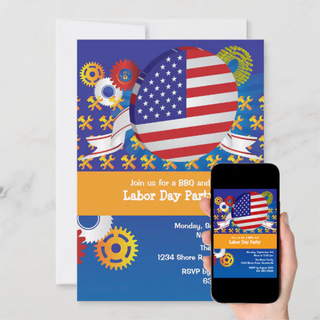 Labor Day Party Invitation | Zazzle
