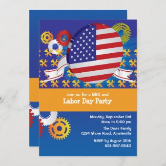 Labor Day Party Invitation | Zazzle