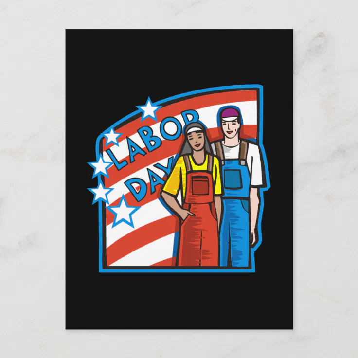 Labor Day Postcard | Zazzle