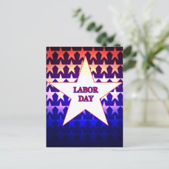 Labor Day Postcard | Zazzle