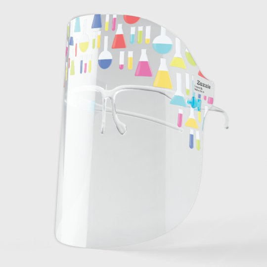 Laboratory Beakers Science Teacher Face Shield | Zazzle.com