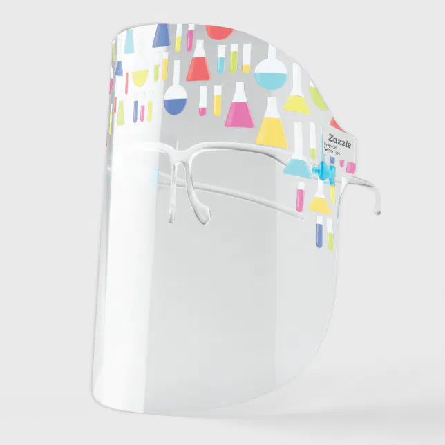 Laboratory Beakers Science Teacher Face Shield | Zazzle