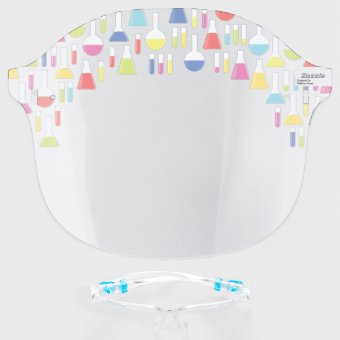 Laboratory Beakers Science Teacher Face Shield | Zazzle