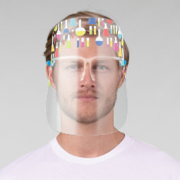 Laboratory Beakers Science Teacher Face Shield | Zazzle