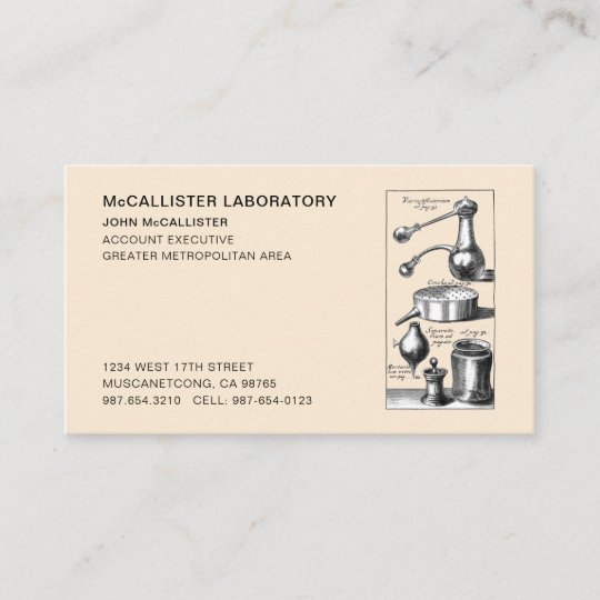 Laboratory Science Professional Business Card | Zazzle.com