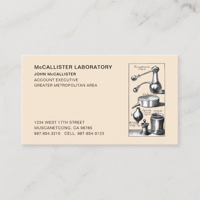 Laboratory Science Professional Business Card | Zazzle.com