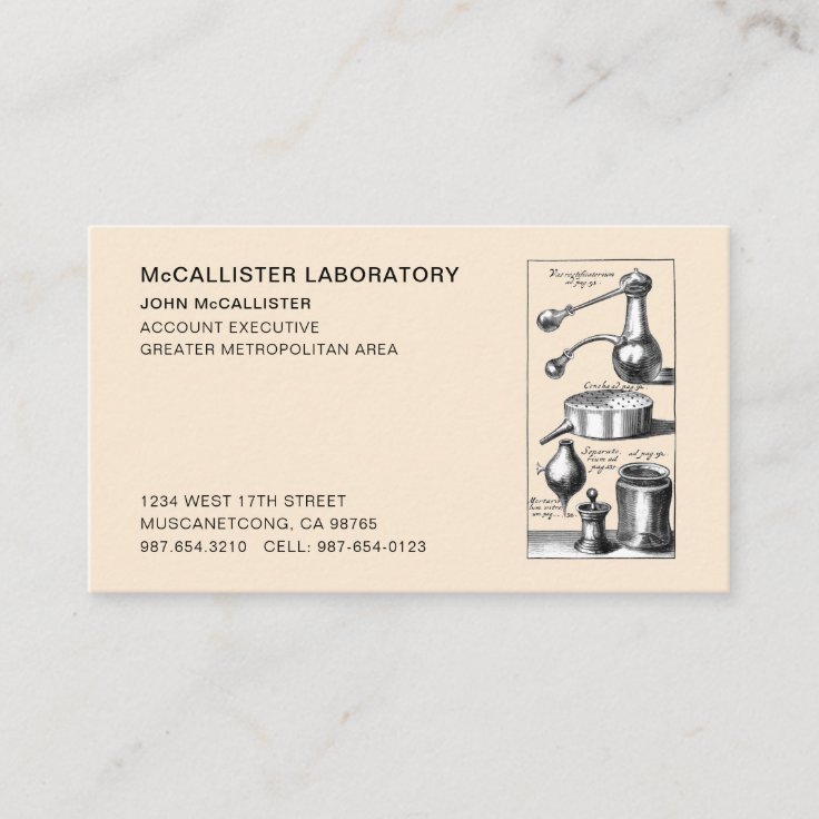 Laboratory Science Professional Business Card | Zazzle
