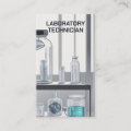 Laboratory Technician Business Card | Zazzle
