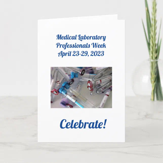 Laboratory Week 2023 Thank You Card | Zazzle