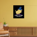 Labra-cadabra Funny Labrador Dog Pun Dark BG Poster | Zazzle