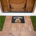 Labradoodle Dog Hey Dood funny Doormat | Zazzle