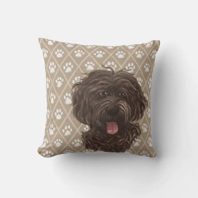 Labradoodle Dog Pillow / Labradoodle Love | Zazzle