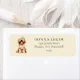 Labradoodle Goldendoodle Dog Address Label | Zazzle