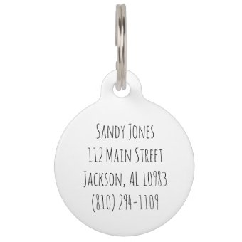 Labradoodle or Goldendoodle Personalized ID Tag | Zazzle