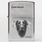 Basset Hound Painting - Cute Original Dog Art Zippo Lighter | Zazzle.com