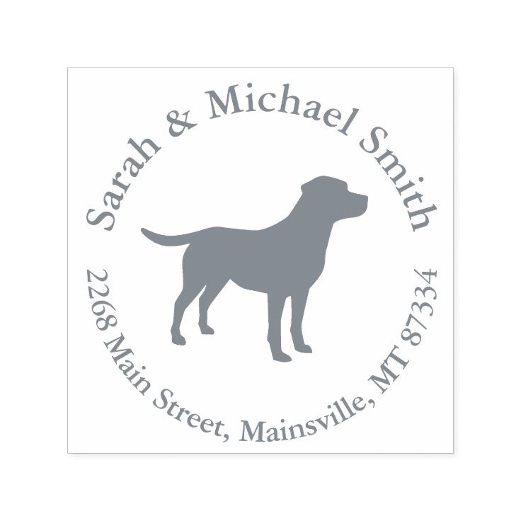 Labrador Dog Theme Baby Shower Gender Neutral Self-inking Stamp | Zazzle