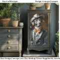 Labrador Dog Wild West Style Outfit CF4 Decoupage Tissue Paper | Zazzle