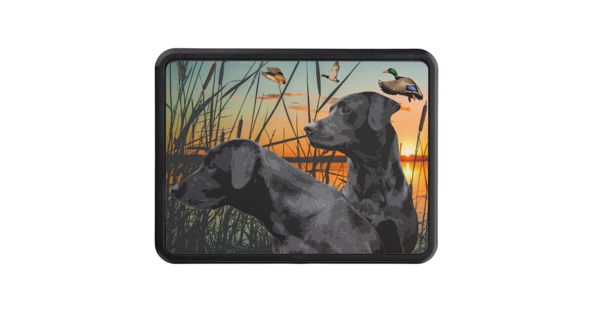 Labrador Duck Hunting Trailer Hitch Cover | Zazzle