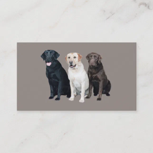 Labrador Retriever Business Card | Zazzle