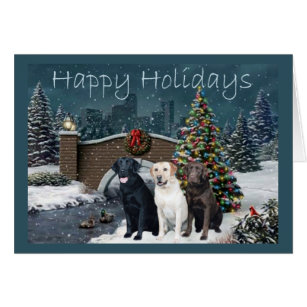 Labrador Retriever Christmas Cards - Greeting & Photo Cards | Zazzle
