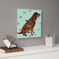 Labrador Retriever Dog Clock Customizable | Zazzle