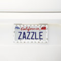 Labrador Retriever Pattern (White) License Plate Frame | Zazzle