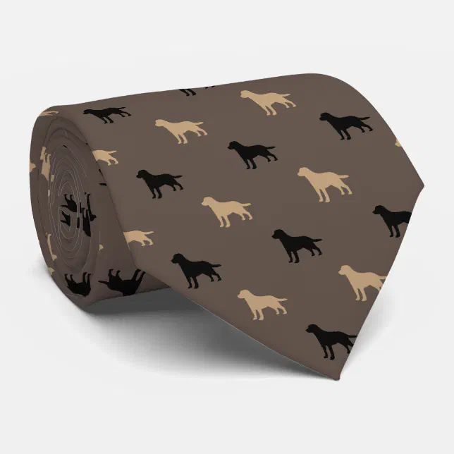 Labrador Retriever Your background color Neck Tie | Zazzle