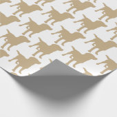 Labrador Retrievers Yellow Dog Pattern Wrapping Paper | Zazzle
