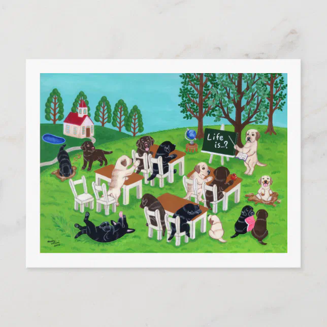 Labrador School Postcard | Zazzle