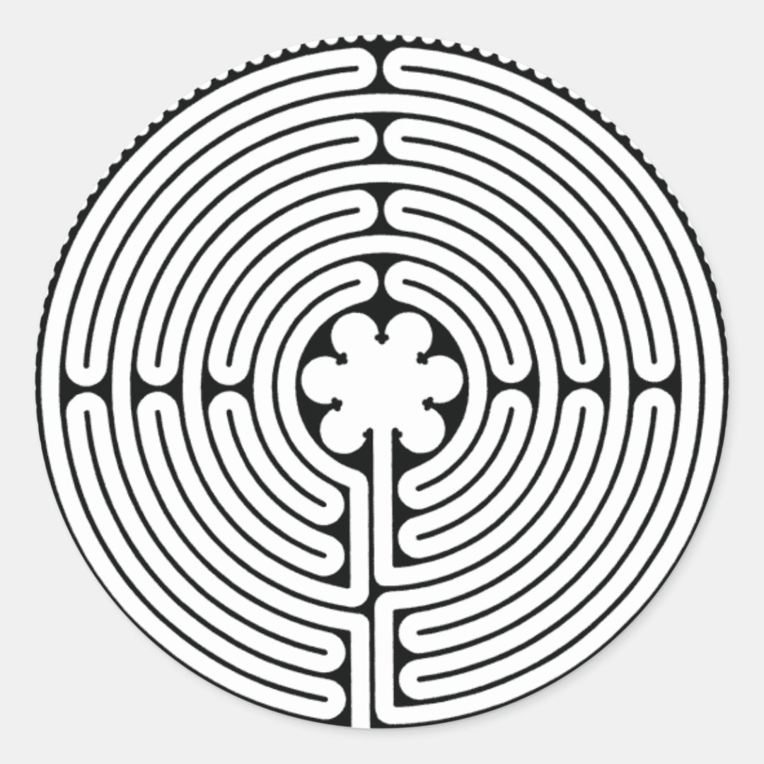 Labyrinth Classic Round Sticker | Zazzle