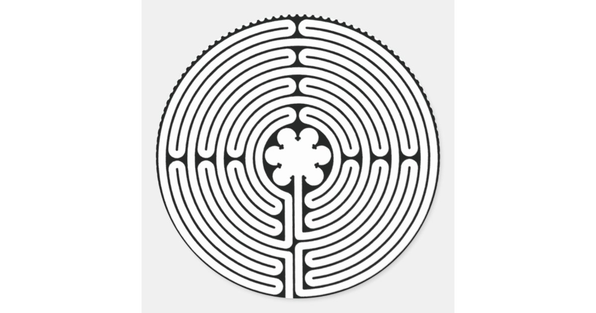 Labyrinth Classic Round Sticker | Zazzle