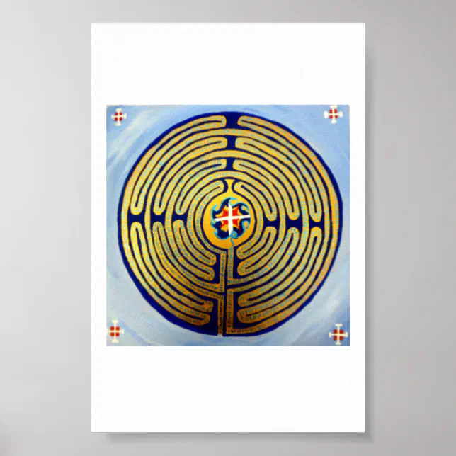 Labyrinth Prayer Poster | Zazzle
