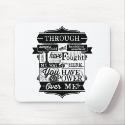 Labyrinth Quote You Have No Power Over Me Mouse Pad | Zazzle