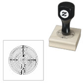 Labyrinth rubber stamp | Zazzle
