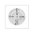 Labyrinth rubber stamp | Zazzle