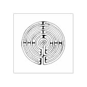 Labyrinth rubber stamp | Zazzle