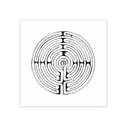 Labyrinth rubber stamp | Zazzle