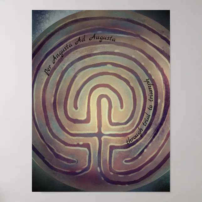 Labyrinth Symbol Poster | Zazzle