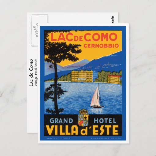 Lac de Como Postcard | Zazzle