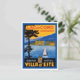 Lac de Como Postcard | Zazzle