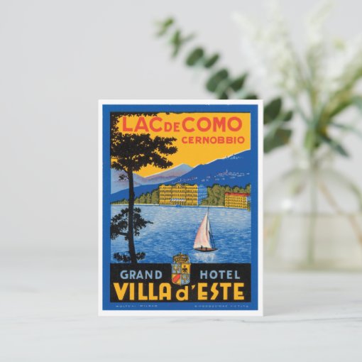 Lac de Como Postcard | Zazzle