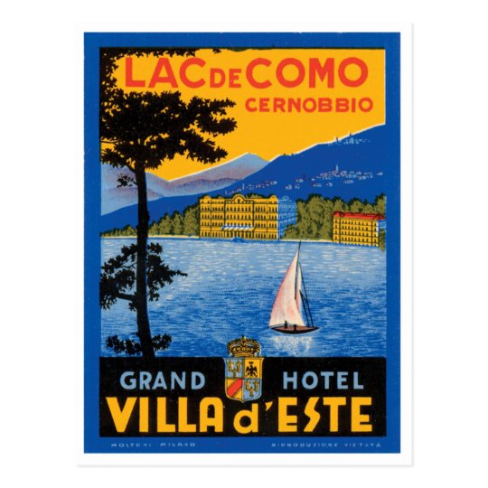 Lac de Como Postcard | Zazzle.com