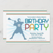 Lacrosse Birthday Party Invites - lax themed | Zazzle
