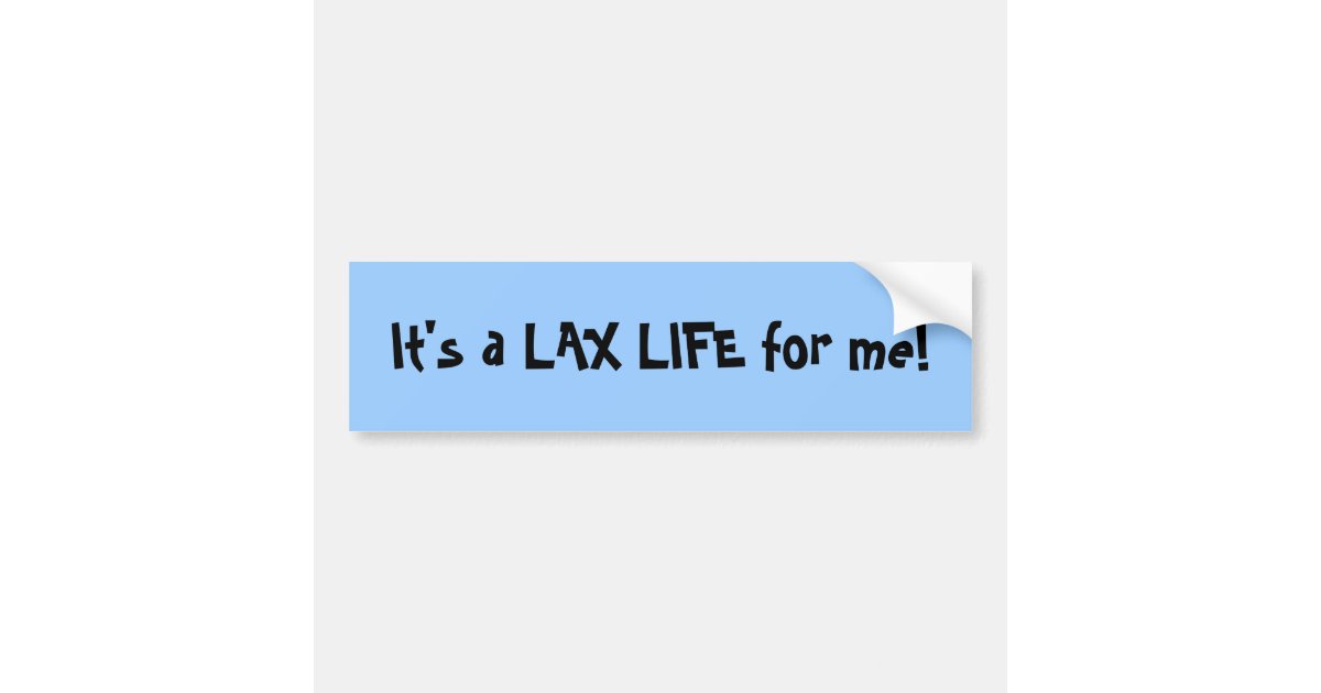 Lacrosse Bumper Sticker | Zazzle