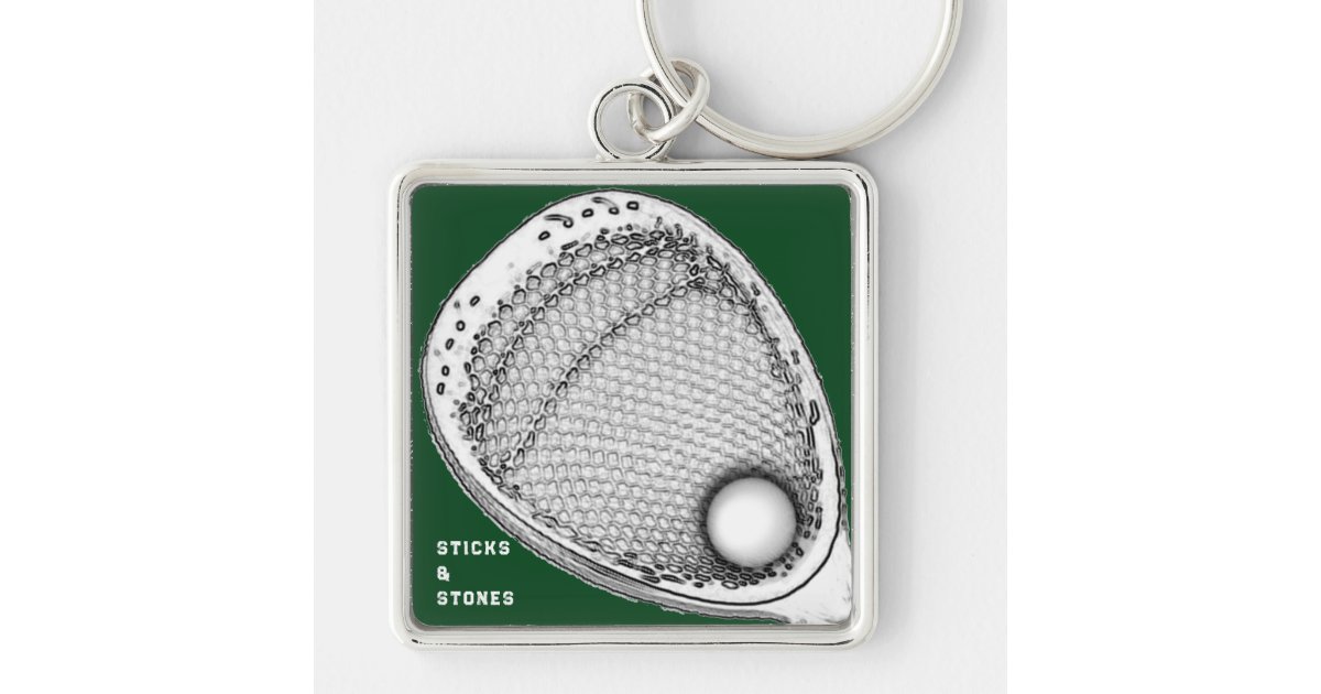 Lacrosse Goalie Keychain | Zazzle