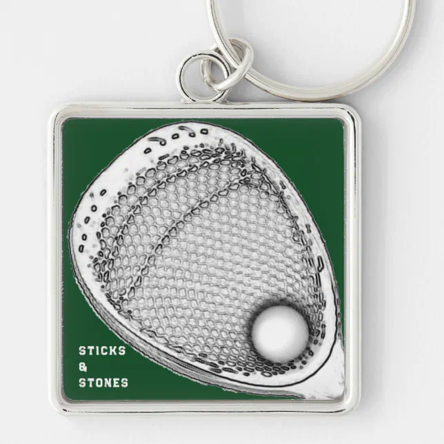 Lacrosse Goalie Keychain | Zazzle